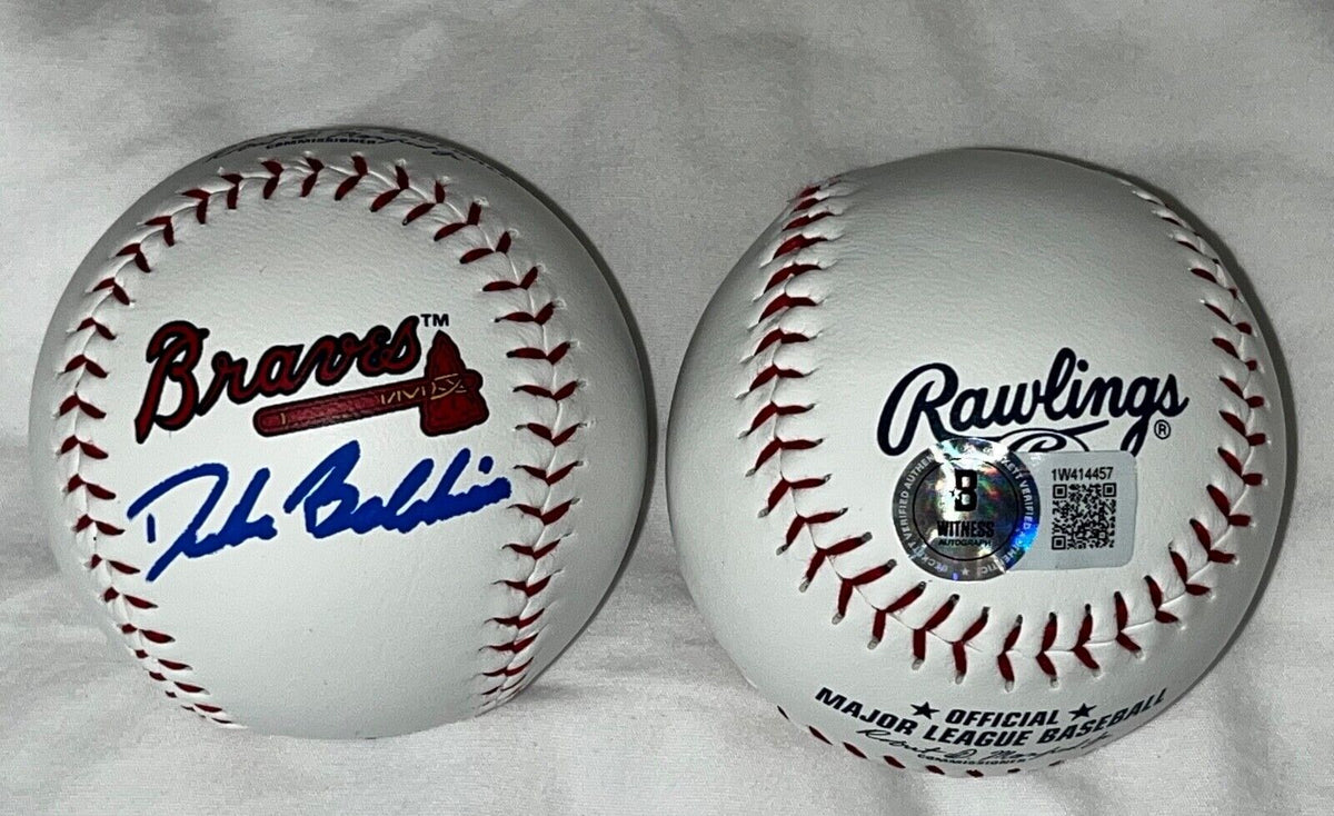 Drake Baldwin Atlanta Braves Auto Signed LOGO Baseball Beckett Hologra ...