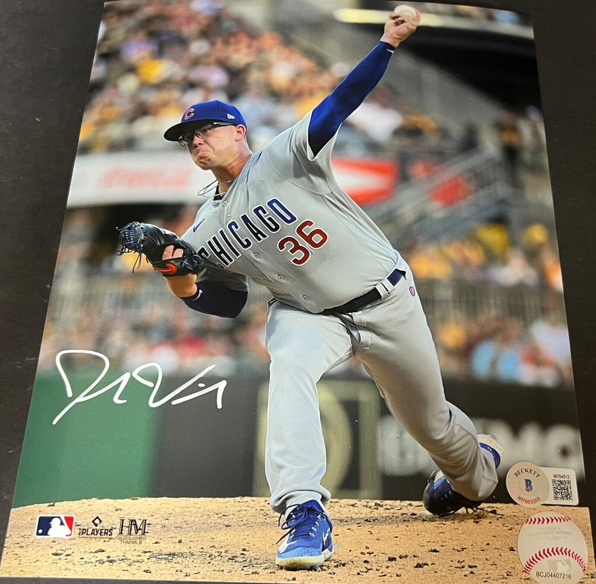 Jordan Wicks Chicago Cubs Auto Signed 8x10 Photo Beckett Hologram MLB ...